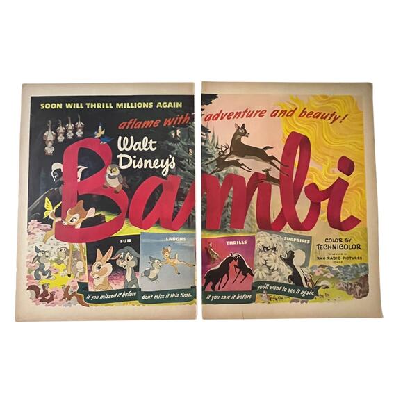 None and/or Unknown | Other | Rko Radio Pictures Walt Disneys Bambi 94s ...